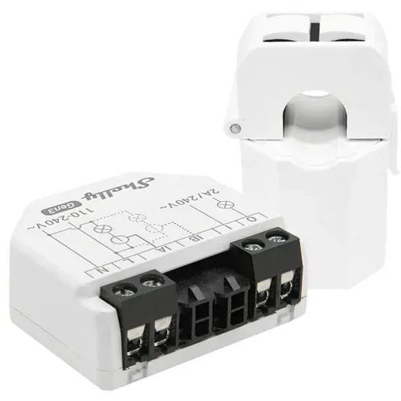 Shelly Relais ZollEM Gen3Zoll WLAN Stromzähler Messfunktion inkl. 1x 50A Klemme | Smart Home ...